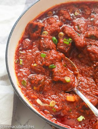 African Beef Stew - Immaculate Bites