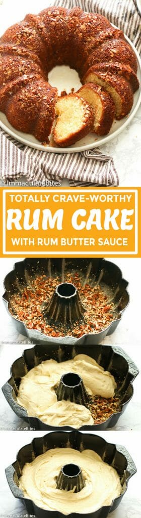 Rum Cake - Immaculate Bites