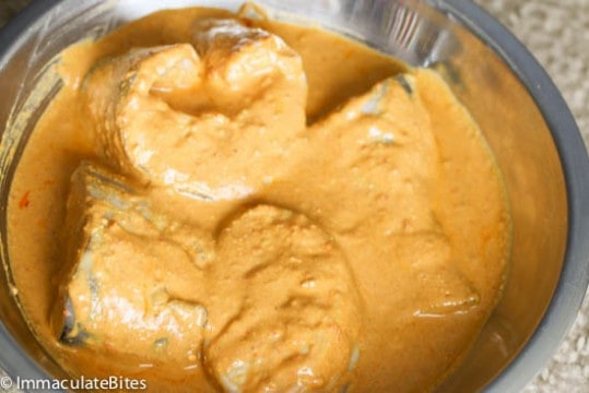 Mpuh Fish ( Spicy fish in plantain pudding) - Immaculate Bites