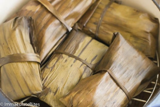 Mpuh Fish ( Spicy fish in plantain pudding) - Immaculate Bites