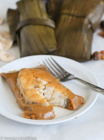 Mpuh Fish ( Spicy fish in plantain pudding) - Immaculate Bites