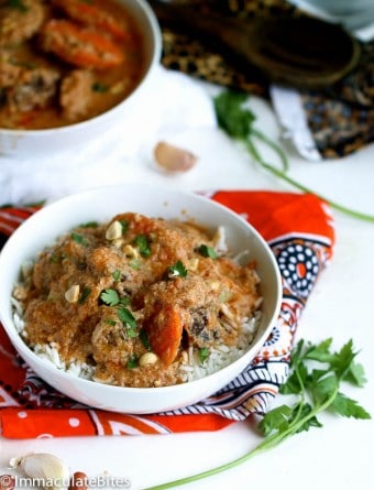 Maafe (West African Peanut Soup) - Immaculate Bites