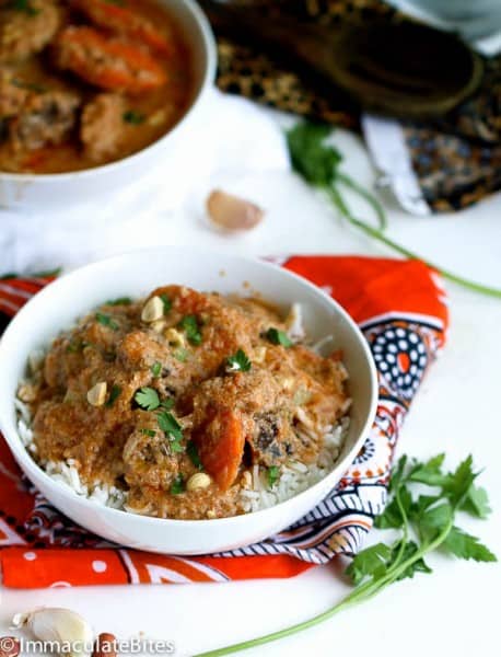 Maafe (West African Peanut Soup) - Immaculate Bites