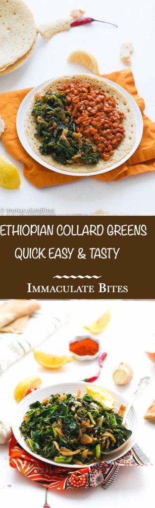 Ethiopian Collard Greens - Immaculate Bites