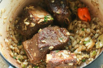 Jamaican Brown Beef Short Ribs Stew - Immaculate Bites