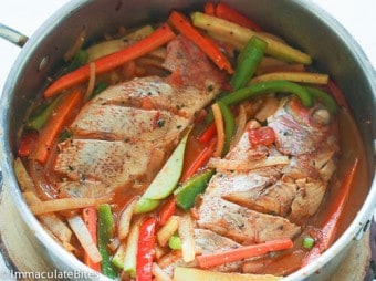 Jamaican Steamed Fish - Immaculate Bites