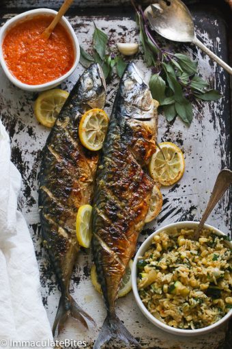 Whole Grilled Mackerel - Immaculate Bites