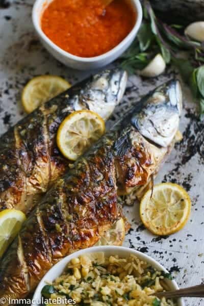 Whole Grilled Mackerel - Immaculate Bites