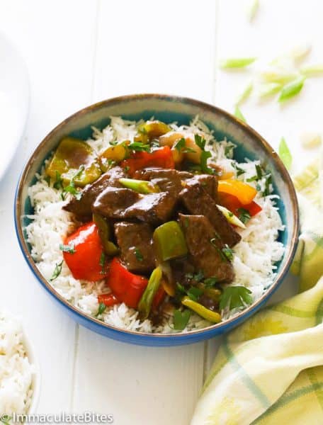 Pepper Steak Recipe | Africanbites.com
