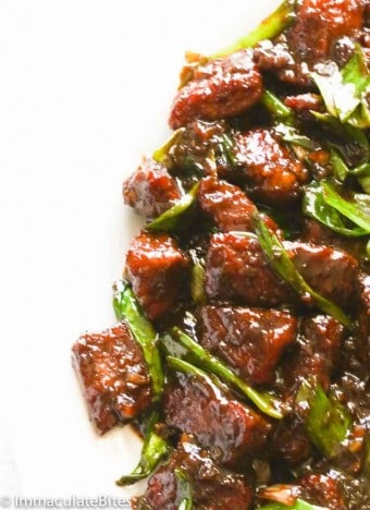 Mongolian Beef - Immaculate Bites