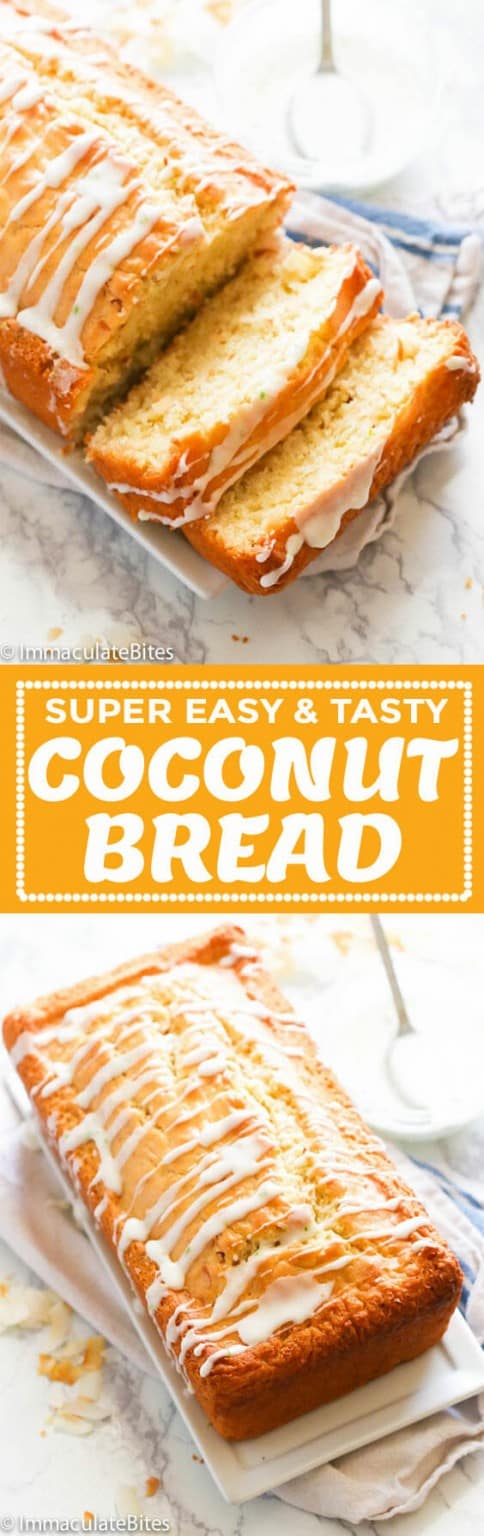 Coconut Bread - Immaculate Bites