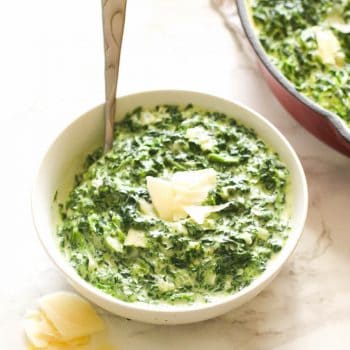 Creamed Spinach Recipe - Immaculate Bites