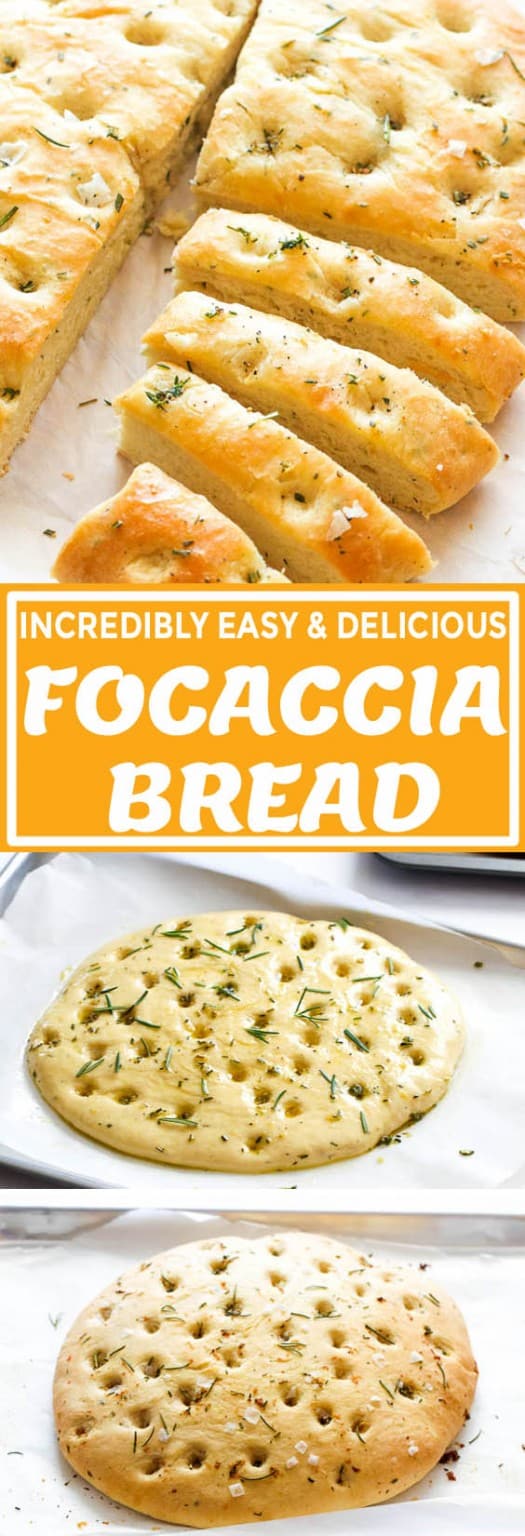 Focaccia Bread - Immaculate Bites