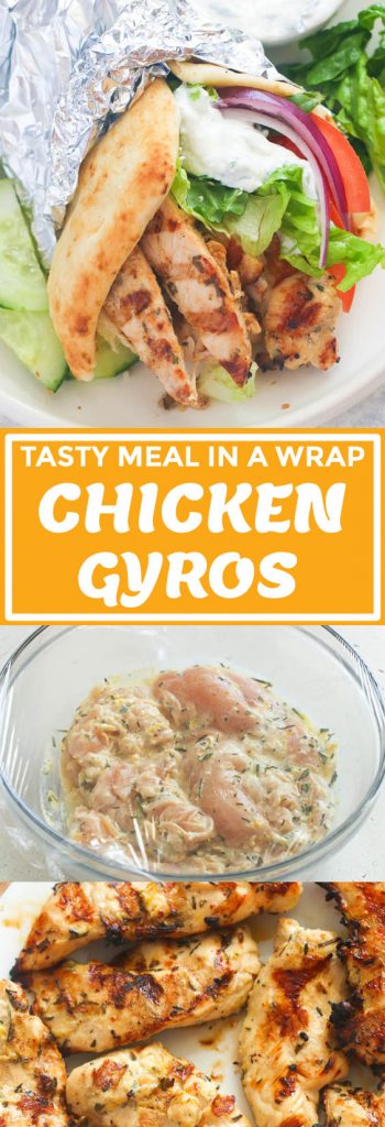 Chicken Gyros - Immaculate Bites