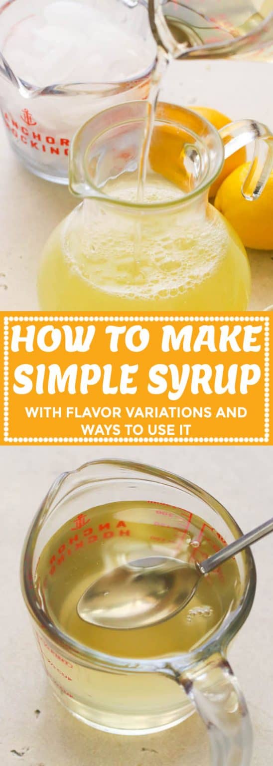 How to Make Simple Syrup - Immaculate Bites