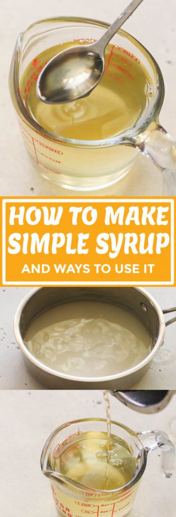 How to Make Simple Syrup - Immaculate Bites