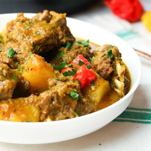 Instant Pot Curry Goat - Immaculate Bites One Pot Meal Recipes