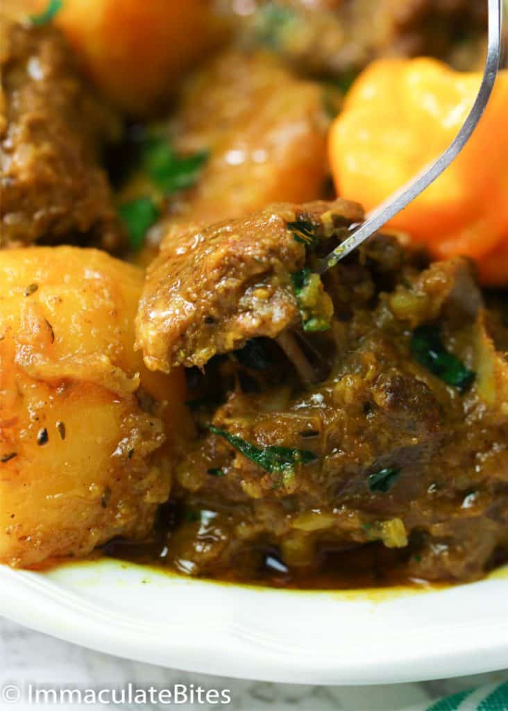 Instant Pot Curry Goat - Immaculate Bites One Pot Meal Recipes