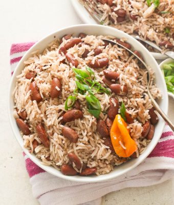 Jamaican Rice and Peas - Immaculate Bites