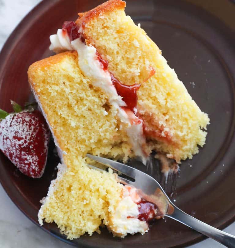 Victoria Sponge Cake - Immaculate Bites