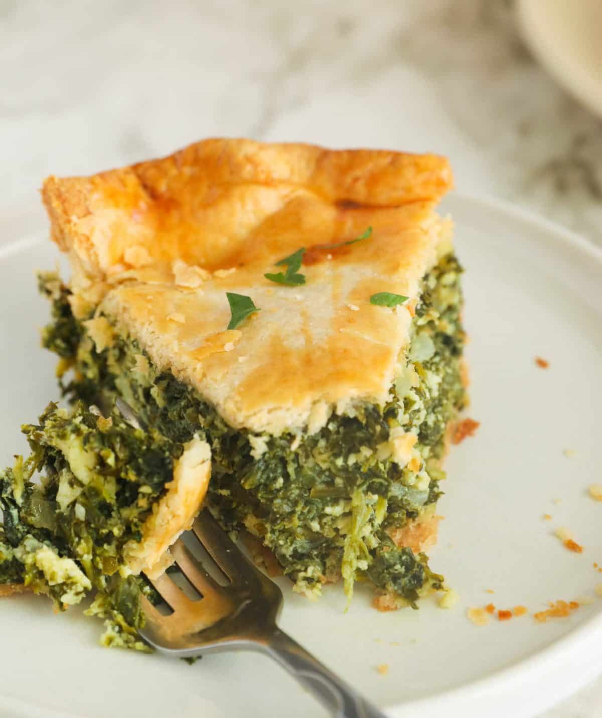 Spinach Pie Recipe (Spanakopita) - Immaculate Bites
