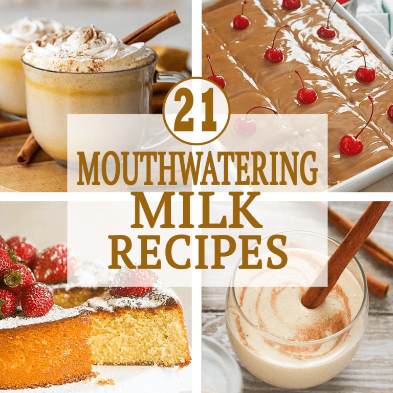 21 Mouthwatering Milk Recipes Immaculate Bites