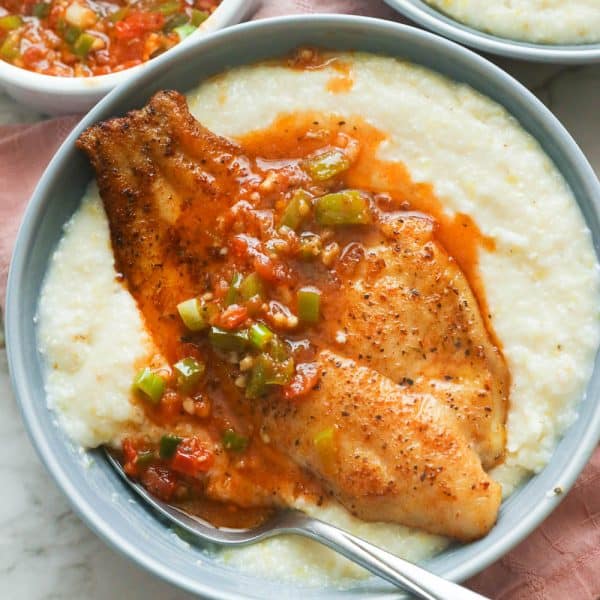 Fish and Grits (Plus Video) - Immaculate Bites