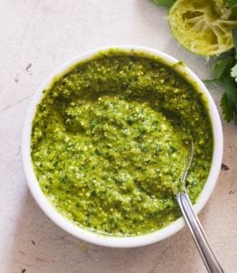 Peruvian Green Sauce (Plus Video) - Immaculate Bites