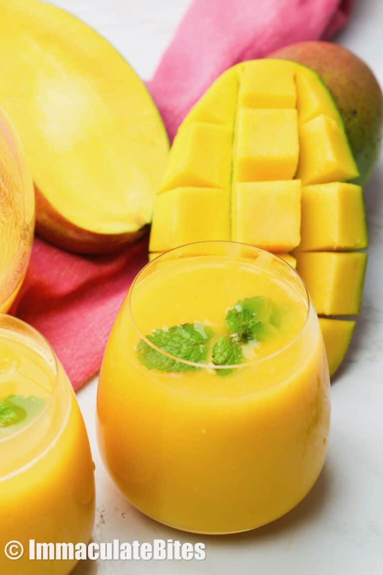 Mango Juice Recipe - Immaculate Bites