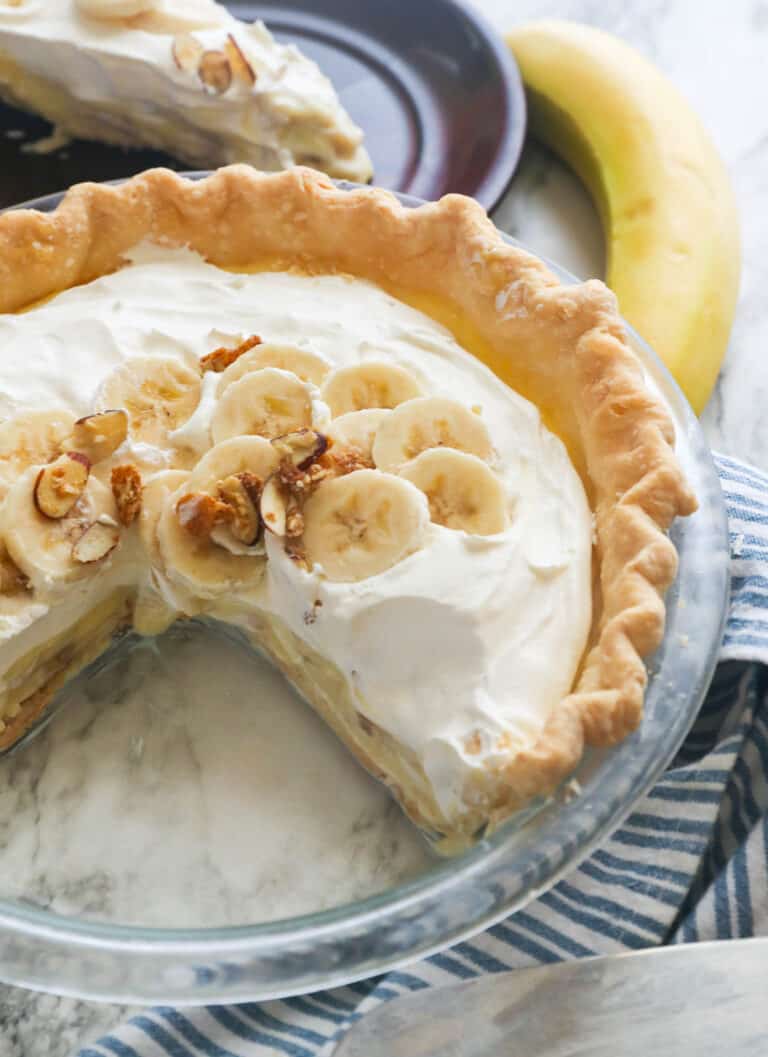 Banana Cream Pie - Immaculate Bites