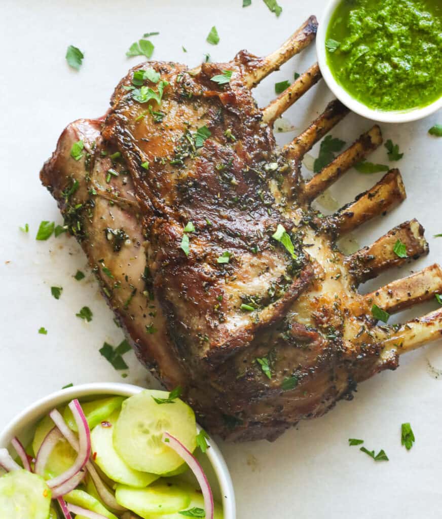 Grilled Rack of Lamb - Immaculate Bites