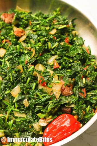 Callaloo Recipe - Immaculate Bites