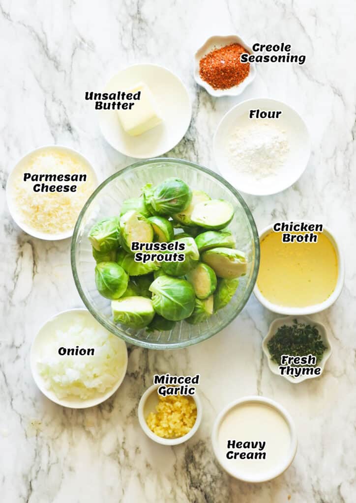 Creamy Brussels Sprouts - Immaculate Bites