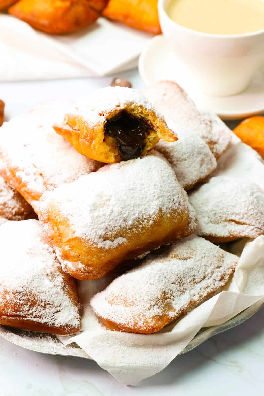 Chocolate Beignets - Immaculate Bites