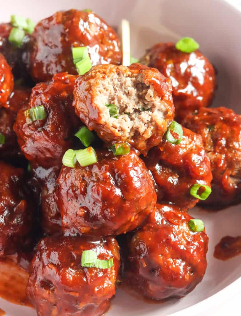 BBQ Meatballs - Immaculate Bites
