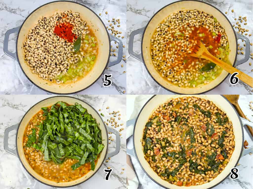 Black-Eyed Peas and Collard Greens - Immaculate Bites