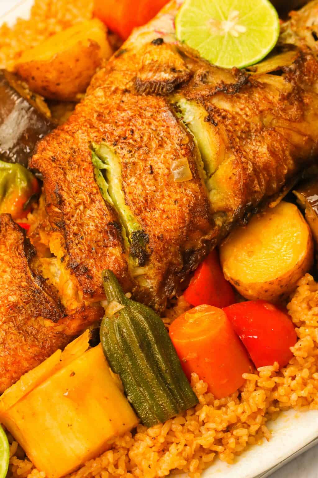 Thieboudienne/Ceebu Jen (Poisson au Riz) - Immaculate Bites