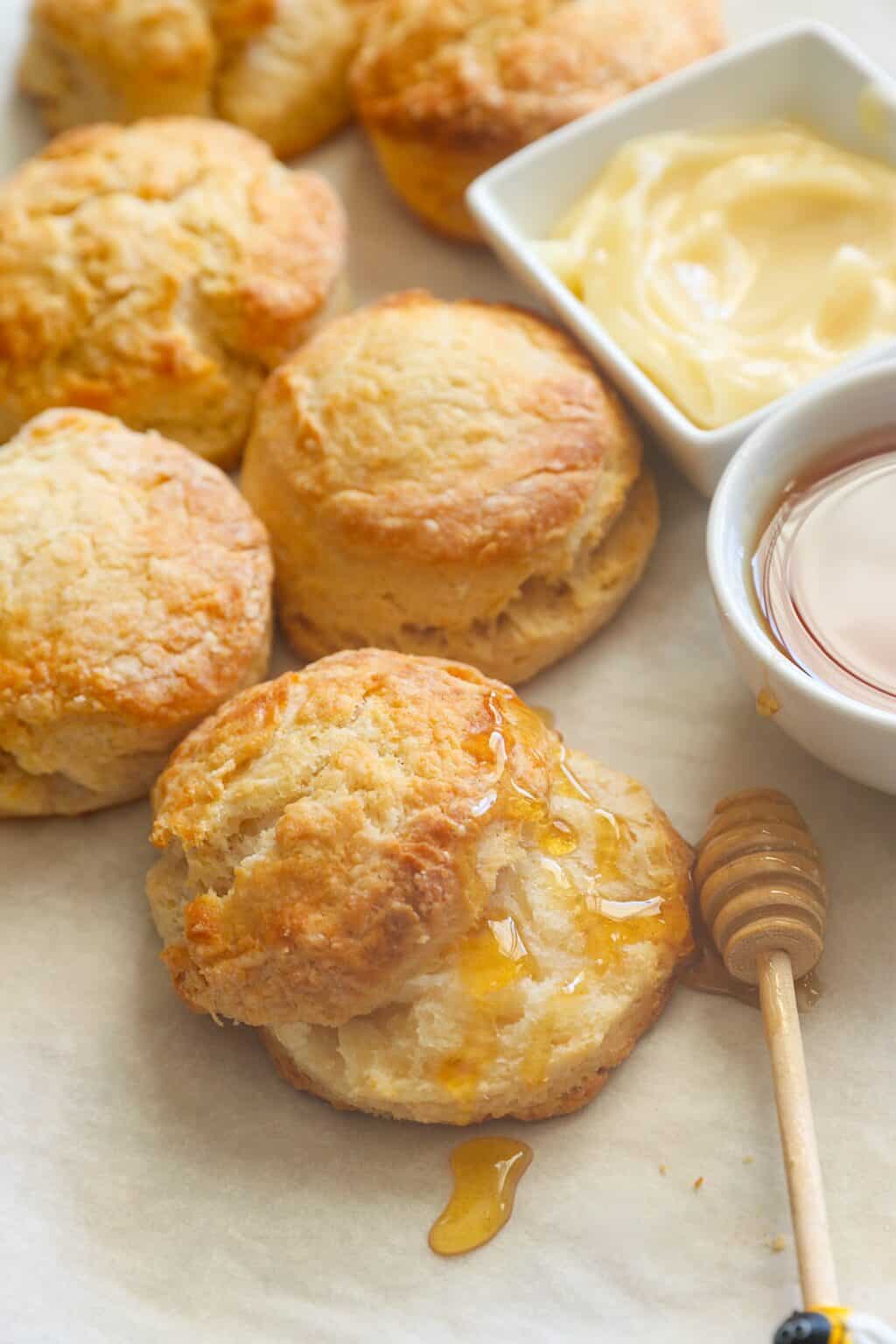 Easy Honey Butter Biscuits - Immaculate Bites