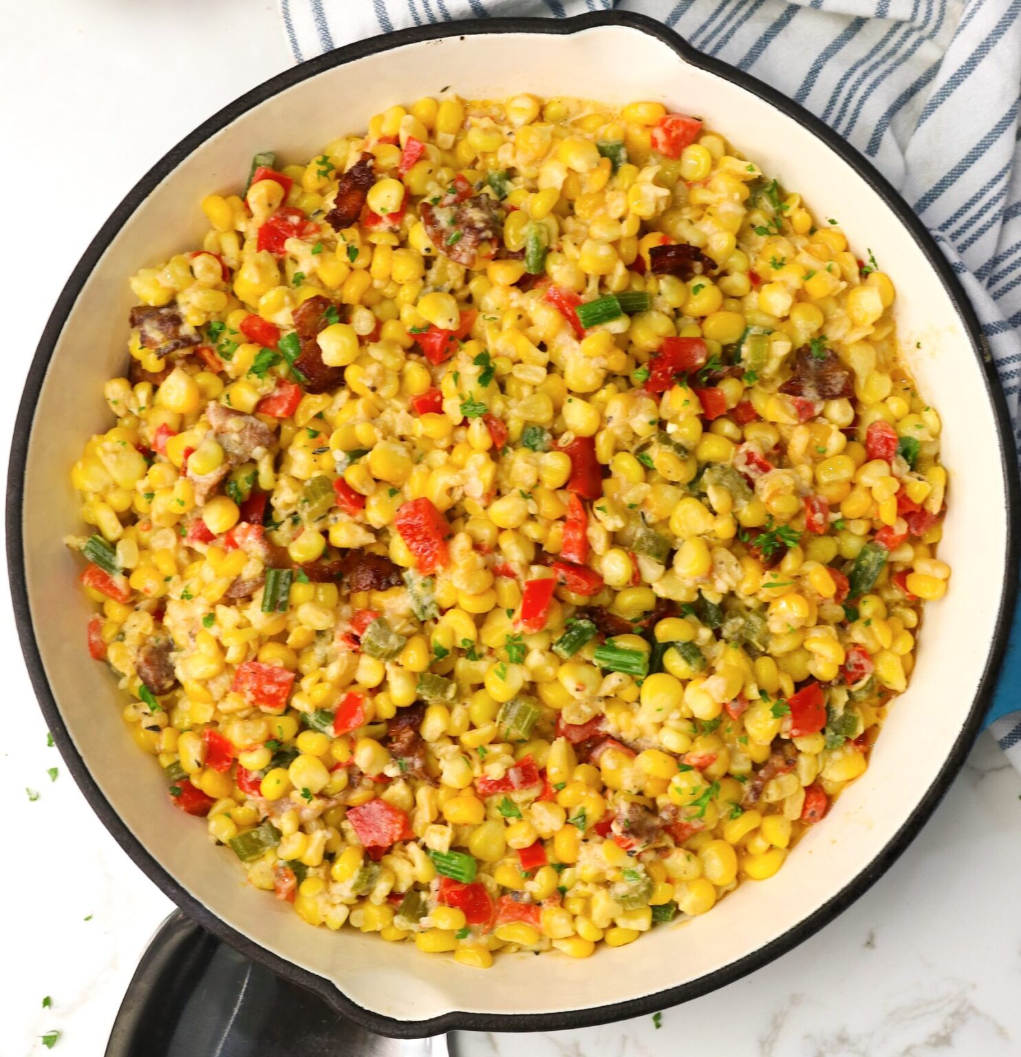 Corn Maque Choux Recipe - Immaculate Bites