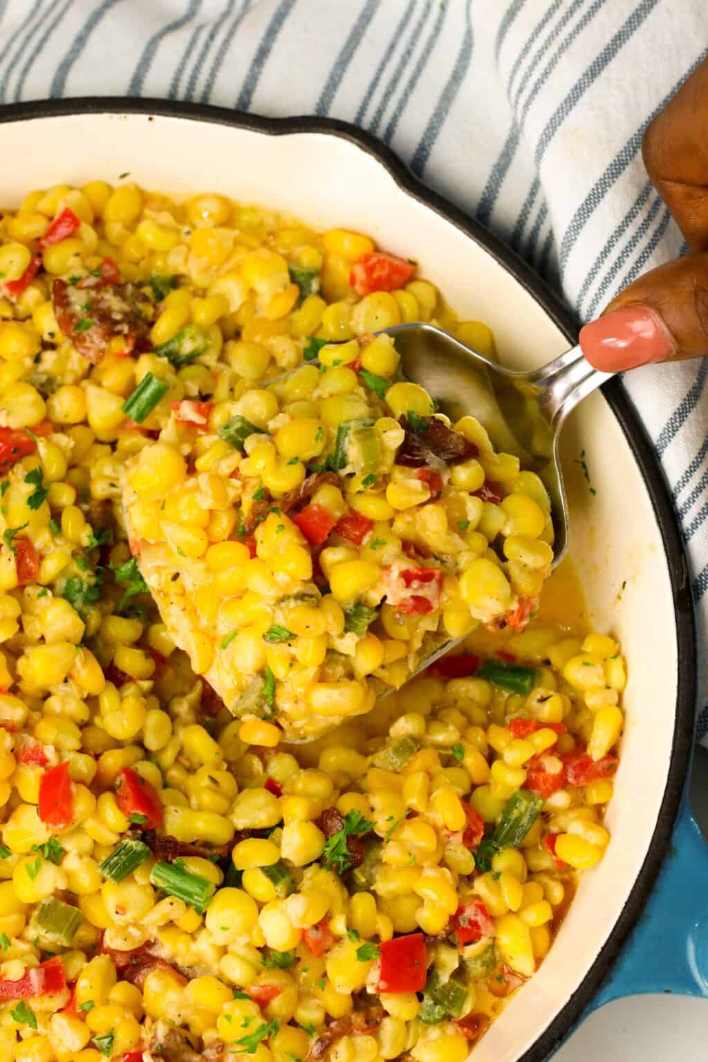 Corn Maque Choux Recipe - Immaculate Bites