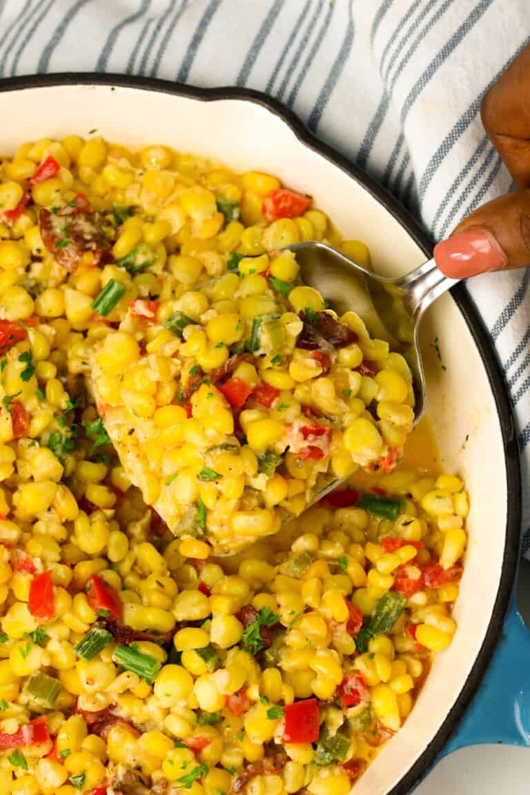 Corn Maque Choux Recipe - Immaculate Bites