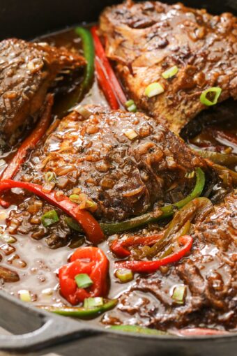 Brown Stewed Fish - Immaculate Bites