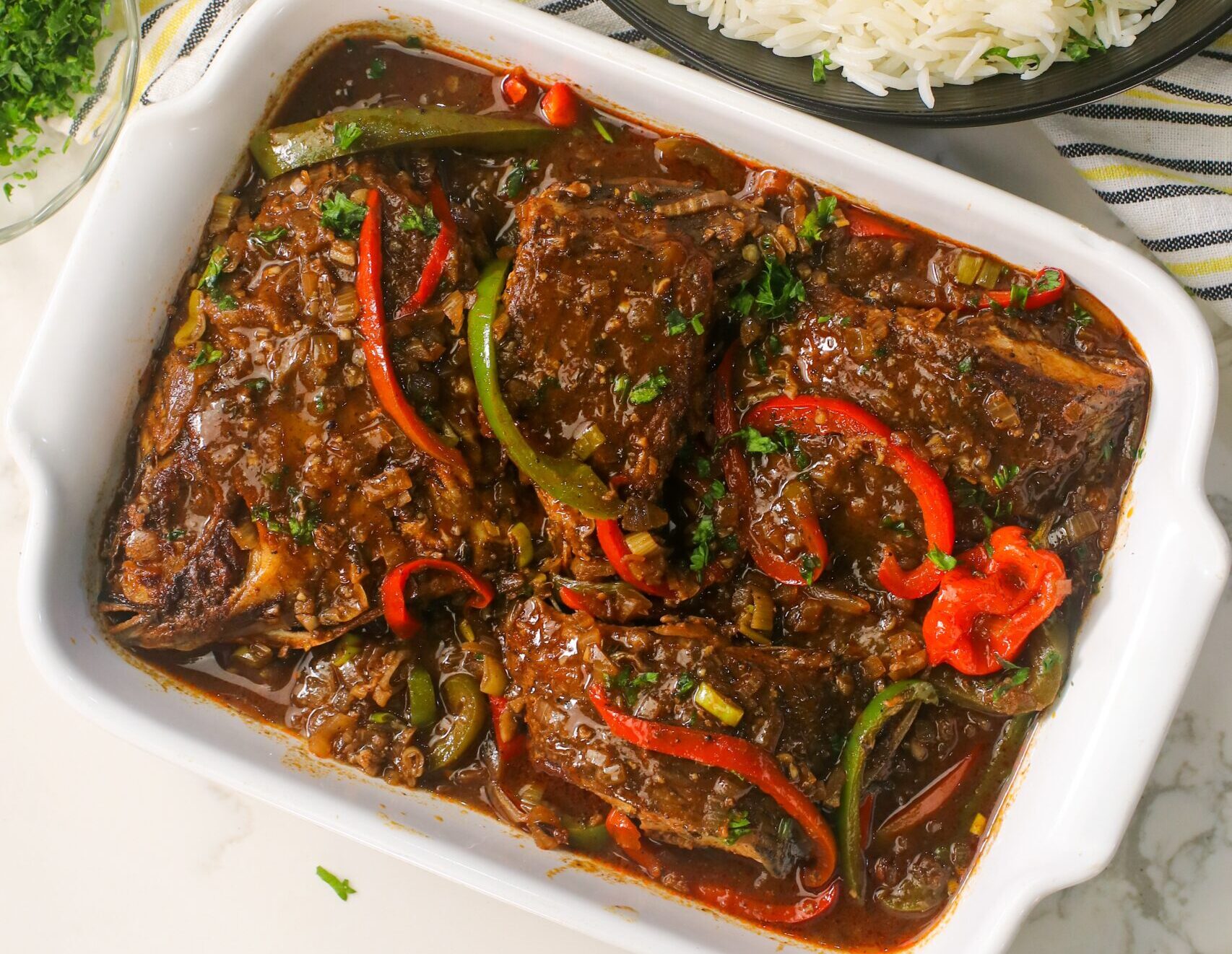 Brown Stewed Fish - Immaculate Bites