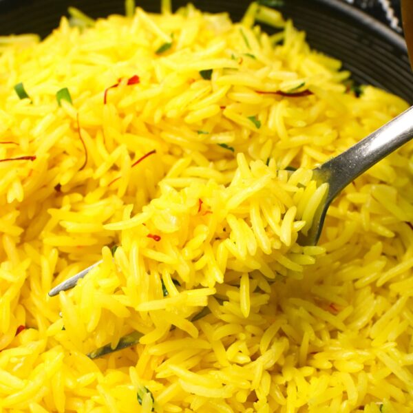 Saffron Rice - Immaculate Bites