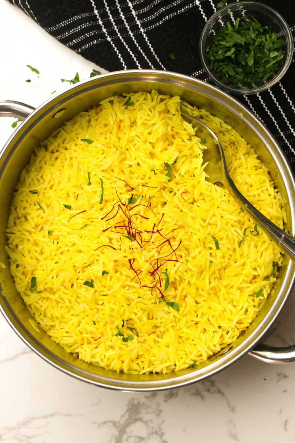 Saffron Rice - Immaculate Bites