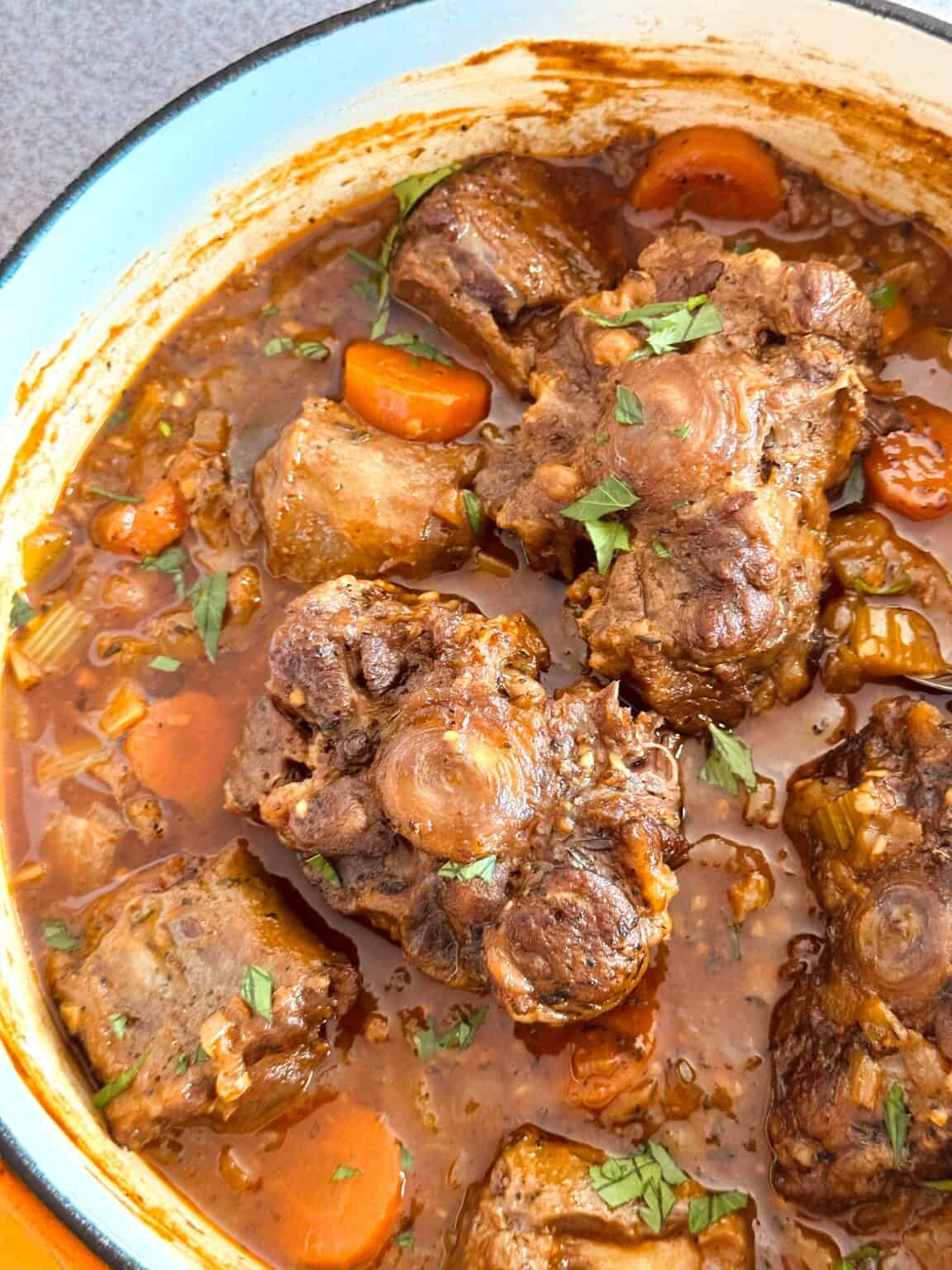 Braised Oxtails Recipe - Immaculate Bites