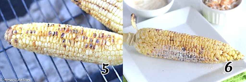 Grilled Coconut Corn - Immaculate Bites
