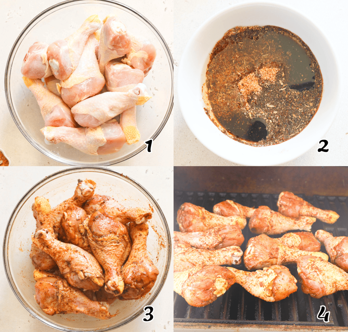 Pellet Grill Chicken Legs - Immaculate Bites